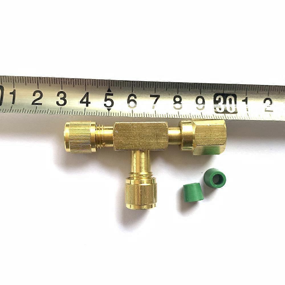 Quick Coupler Access Tee, 1/4'' Valves Core Tee Adapter With Swivel ...