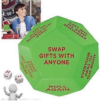 Santa Swap Gift Exchange Dice, 2025 New - Exchange Dice Game, Christmas ...