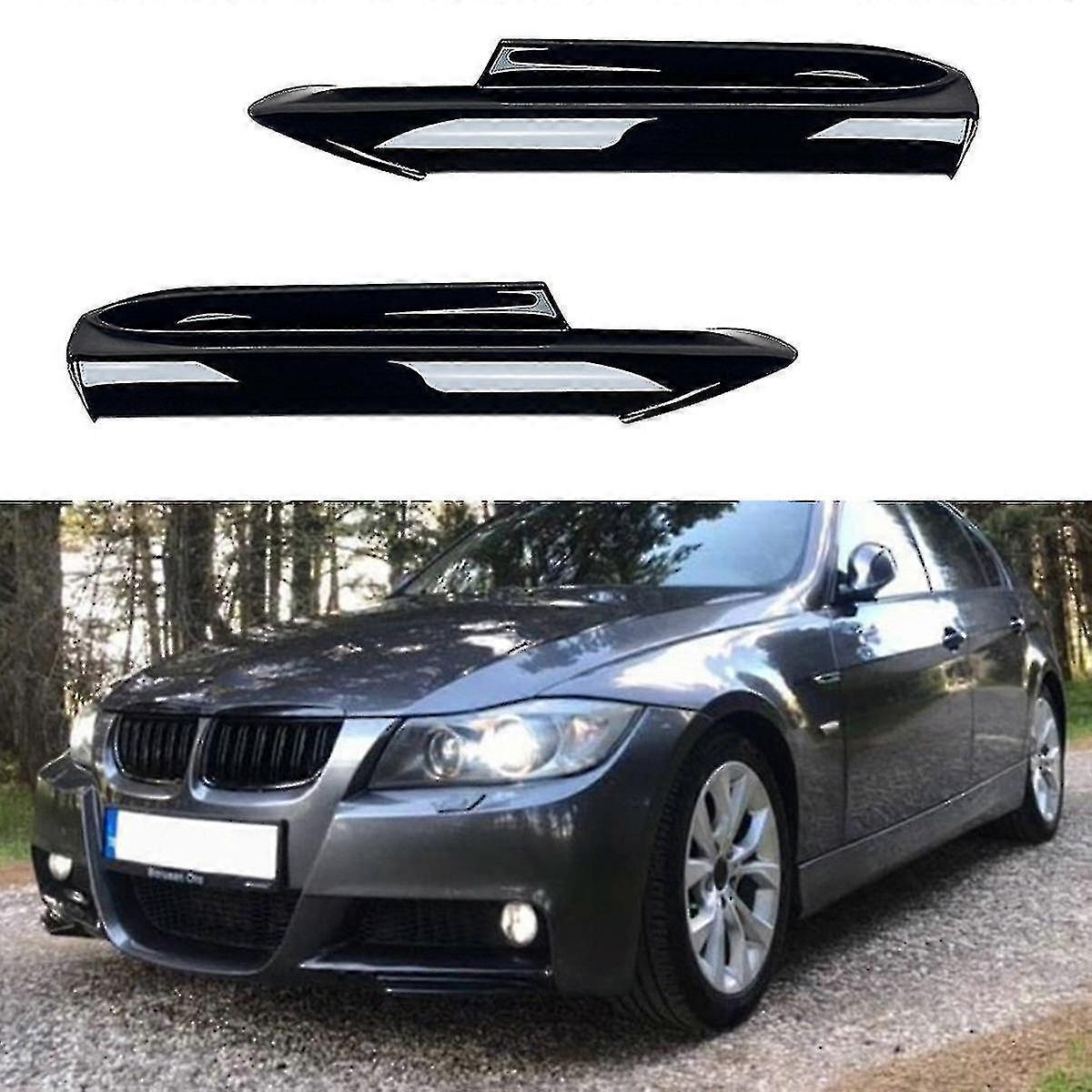 compatible 3 Series E90 E91 320i 330i 2005-2008 Front Bumper Lip Angle ...