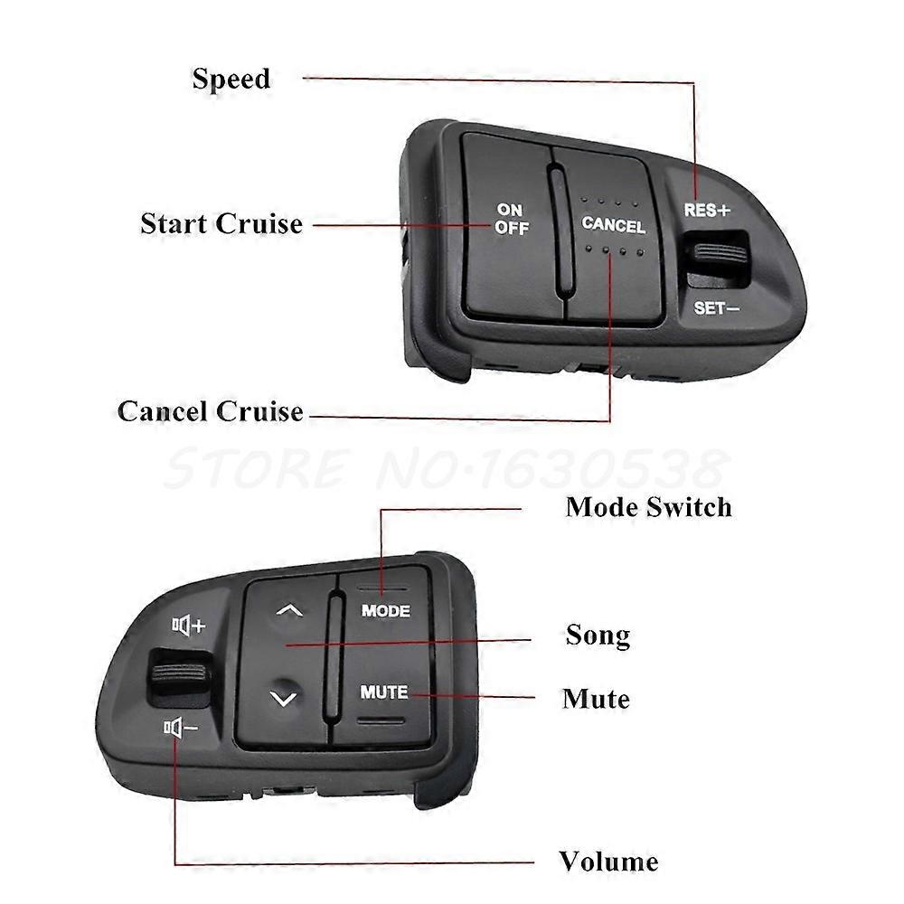 Multi Function Steering Wheel Audio Cruise Control Buttons For Kia ...