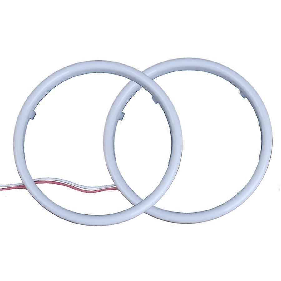 Bil Angel Eyes Bomull Vit Switchback 2,5 tum Halo Ringar Angel Eye 60mm ...