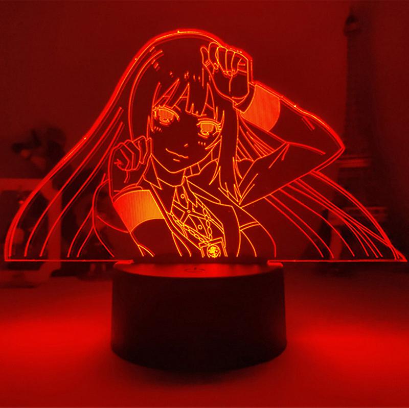 3d Led Night Light Lamp Anime Kakegurui Yumeko Jabami | Fruugo UK