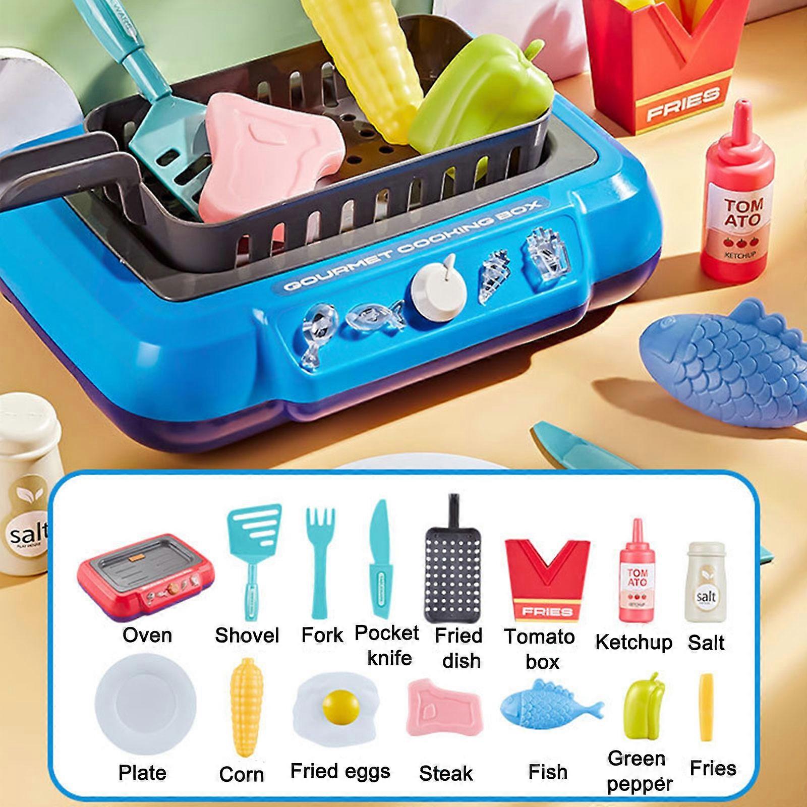 New Hot Simulation Gourmet Cooking Box Toy, Pretend Play Gourmet ...