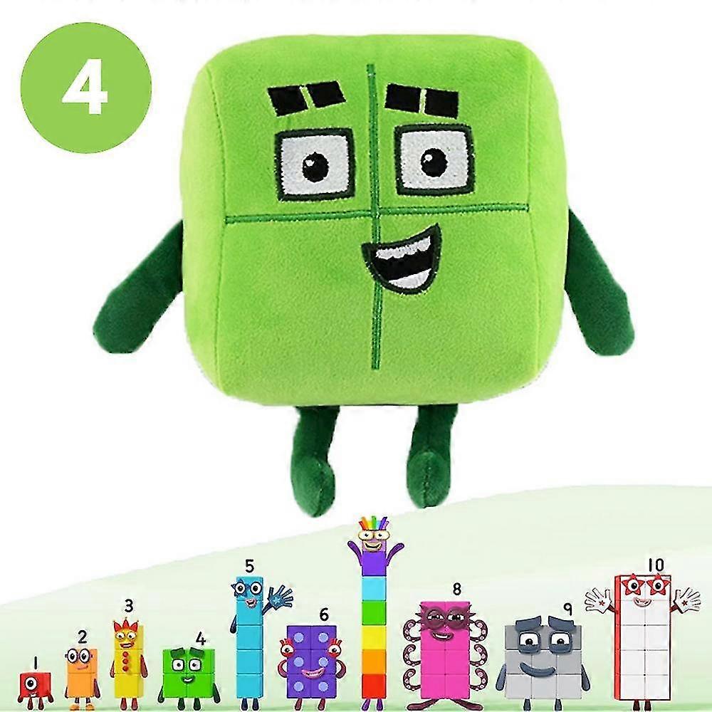 Numberblocks 1-10 Plush Doll Toy Gift Educational Premium Stuffed ...