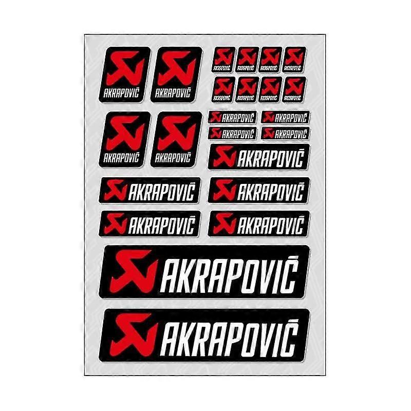 For Akrapovic Sticker Silencer Muffler Tip Pipe Tank Logo Decal | Fruugo UK
