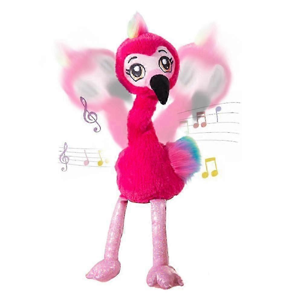 Dancing Flamingo Plush Toys Can Sing, Talk, Shake Head, Twist Neck ...