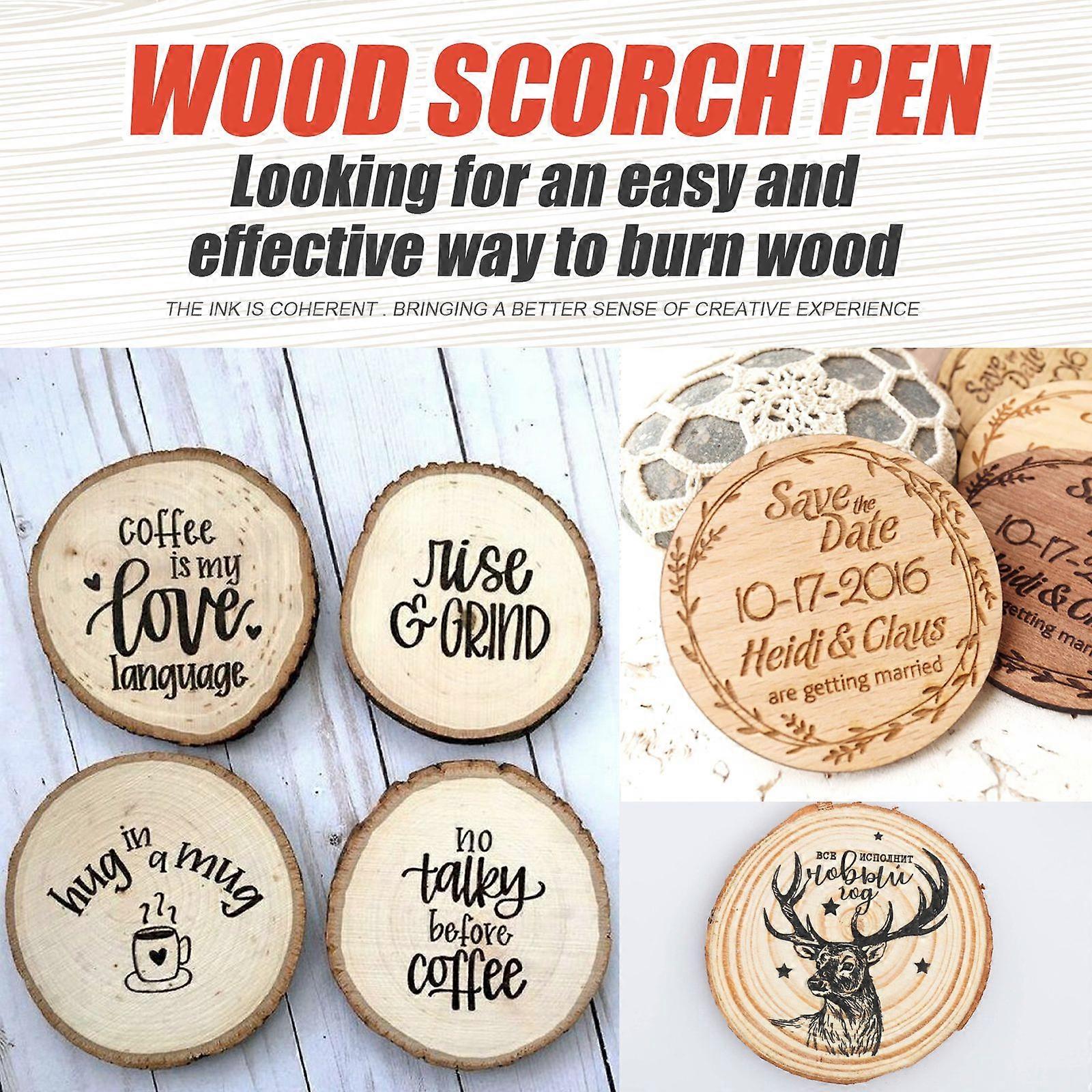 Wood Burning Pen, Children's DIY Pyrography Wood Marking Wood Burning ...