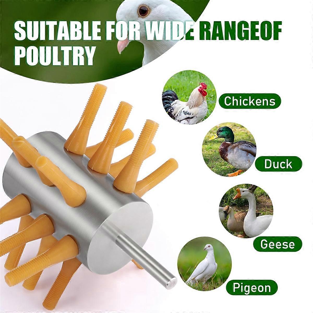 Chicken Plucker Drill Attachment Stainless Steel Chicken Plucker 18 ...