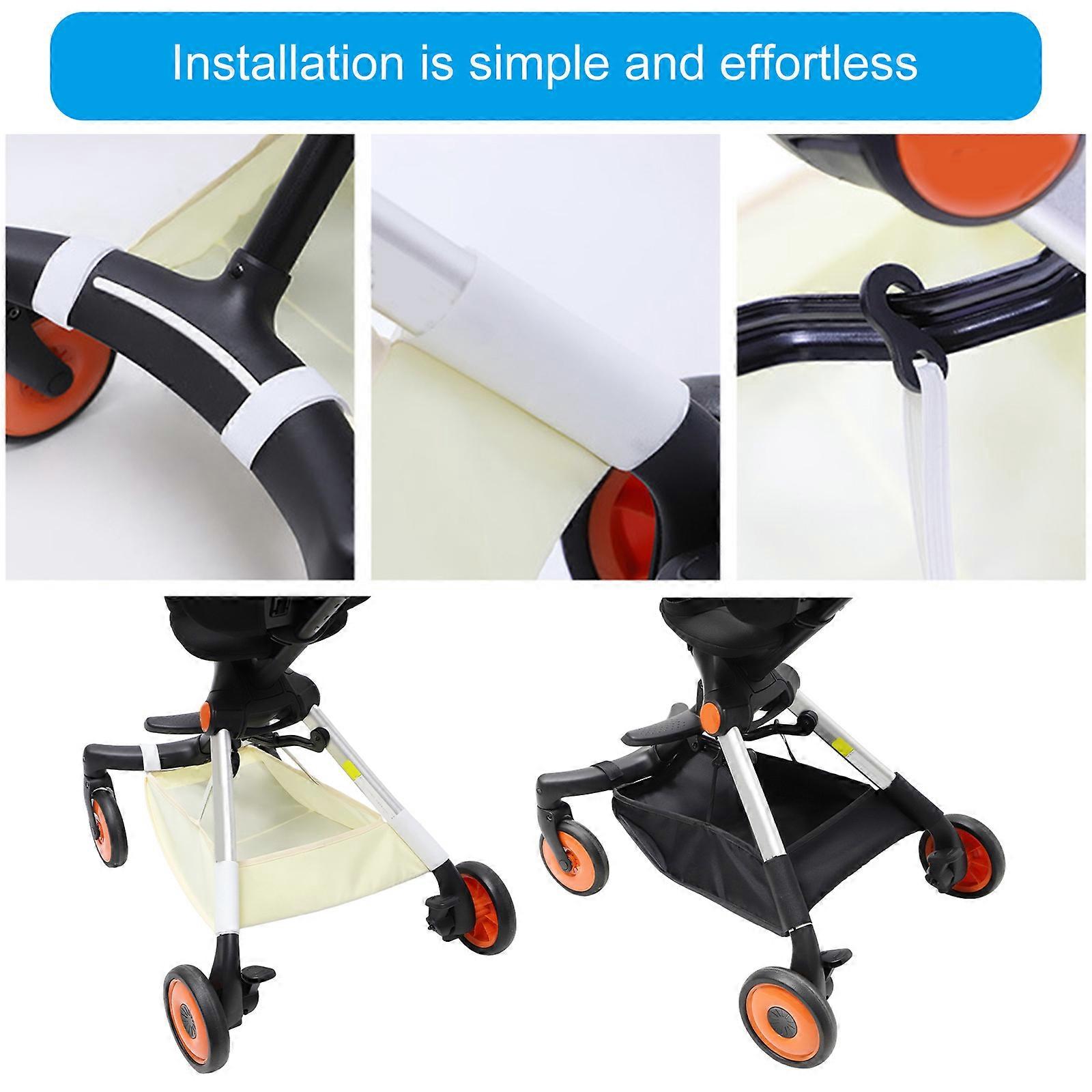 Hand Under Pram Basket Large Capacity Diaper & Essential Bag Baby Pram ...