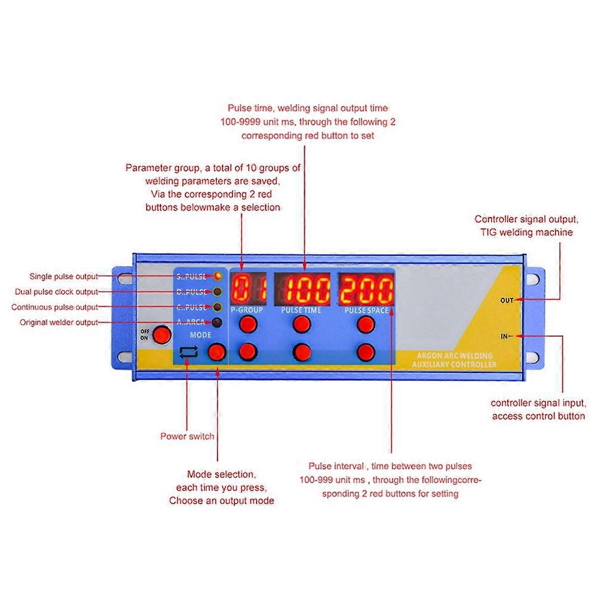 Argon Arc Welding Pulse Controller Retrofit Machine for Cold Welding ...