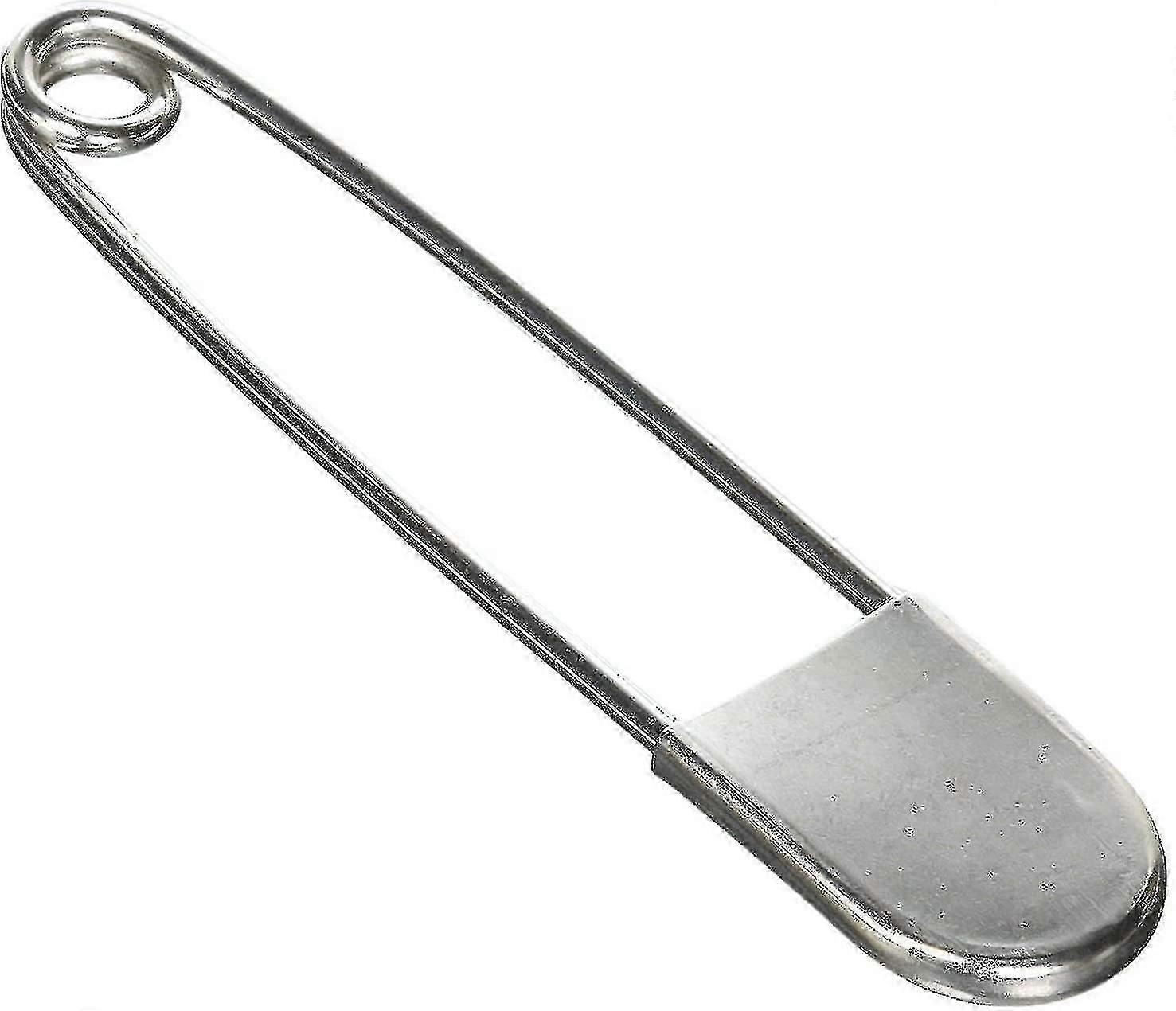 12.8cm Large Safety Pins Pack of 10 Ideal for Clothes, Leather, Canvas, Blankets, and Crafts ...