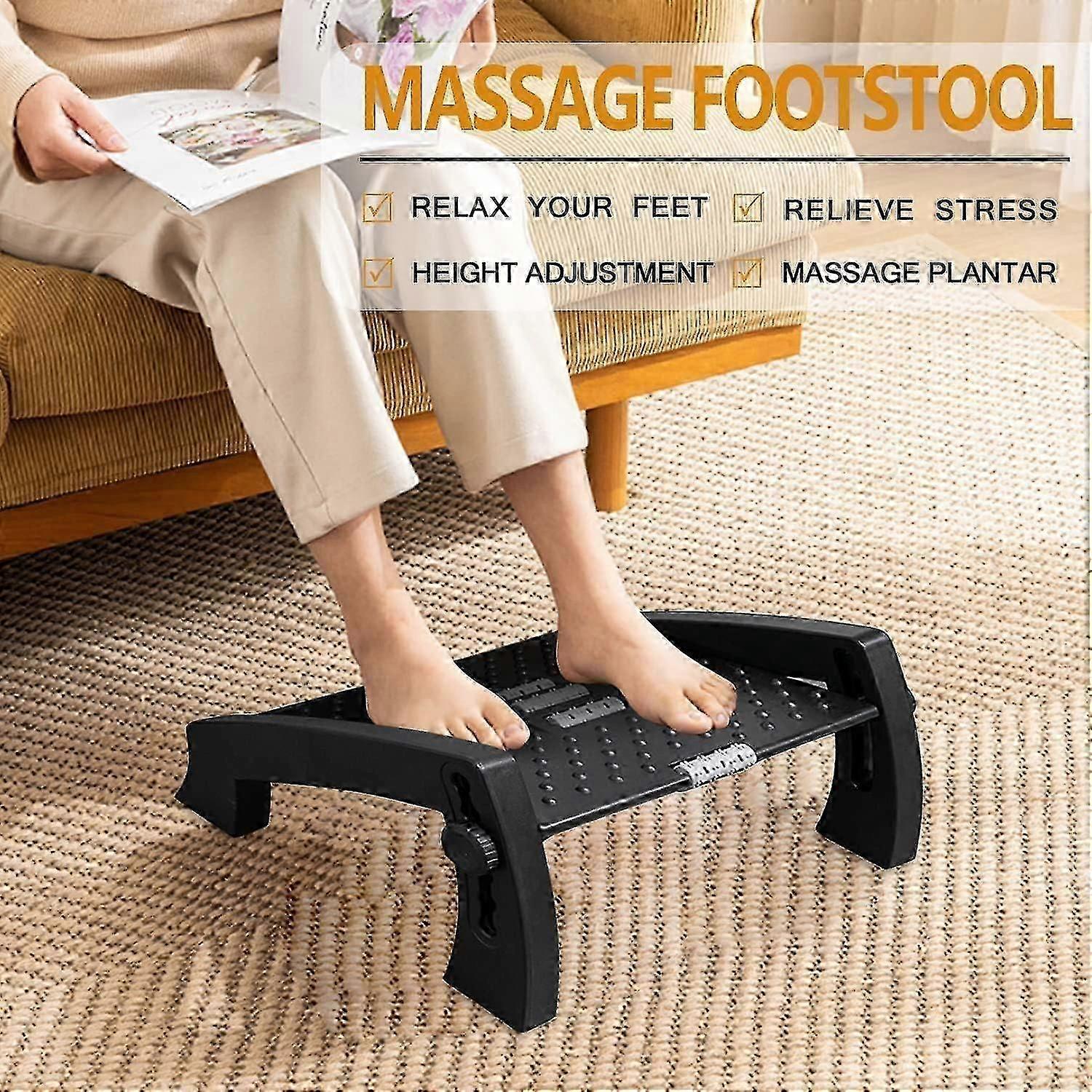 Foot Rest, Adjustable Height Foot Rest For Under Desk At Work ...
