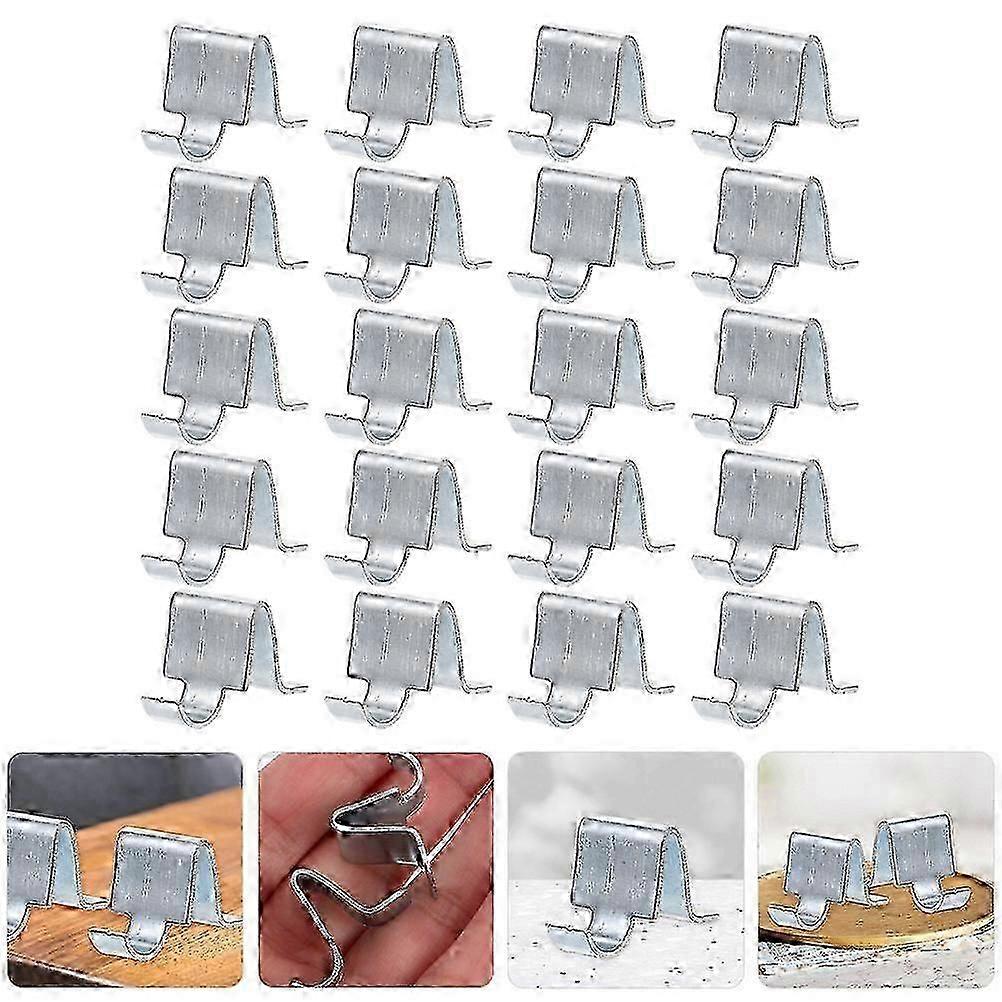 20pcs Heavy Duty Shelf Support Clamps for File Cabinet, Metal Shelf ...
