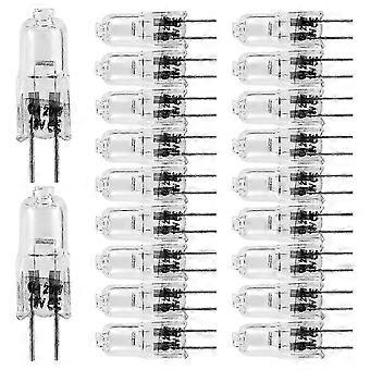 20 Pcs G4 Halogen Bulbs,20W 12V Halogen Light Bulbs 2 Pin Clear Lamp ...