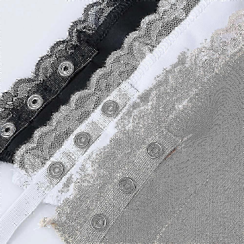 12pcs Lady Lace Clip-on Mock Camisole Bra Insert Overlay Modesty Panel ...