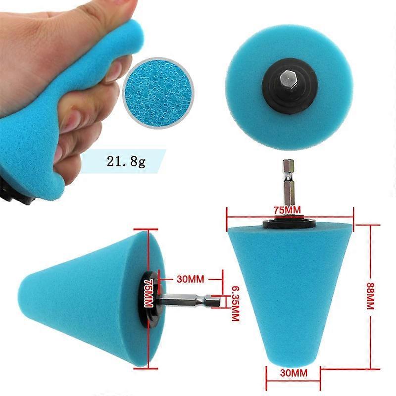 Conical Sponge Buffing Polishing Cone for Automotive Car Tire Hub Care ...