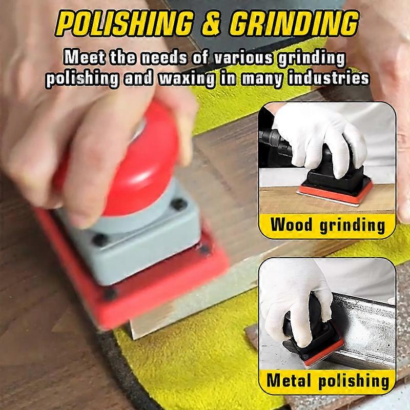 75x100mm professional square pneumatic sanding machine, car furniture ...