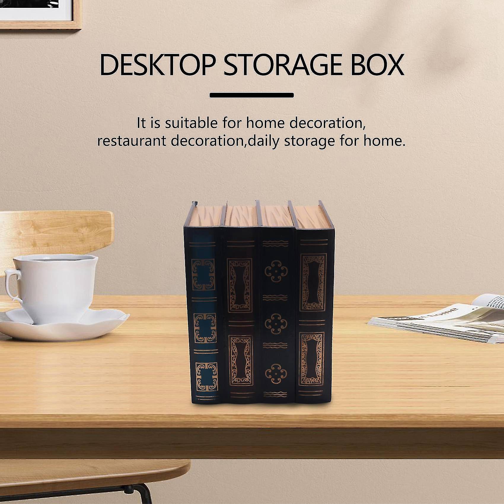 False Book Box Vintage Storage Props Book Jewelry Storage Packaging ...