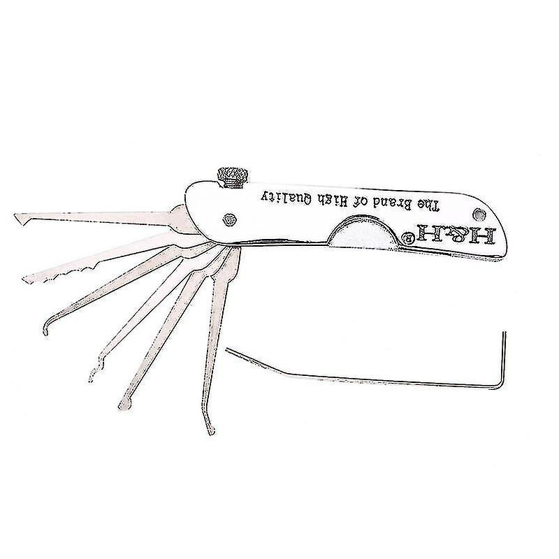 Lock Picking Set Foldable 7 In 1 Stainless Steel Lock Pick Set With ...