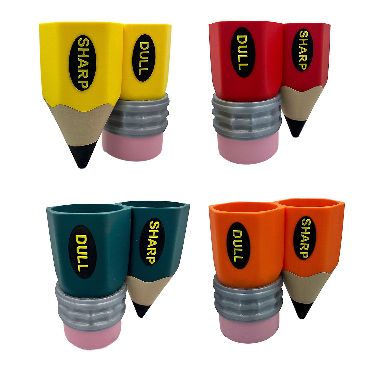Sharp-dull Pencil Holder, Cute Pencil Shaped Pen Holder, Pencil Holders ...