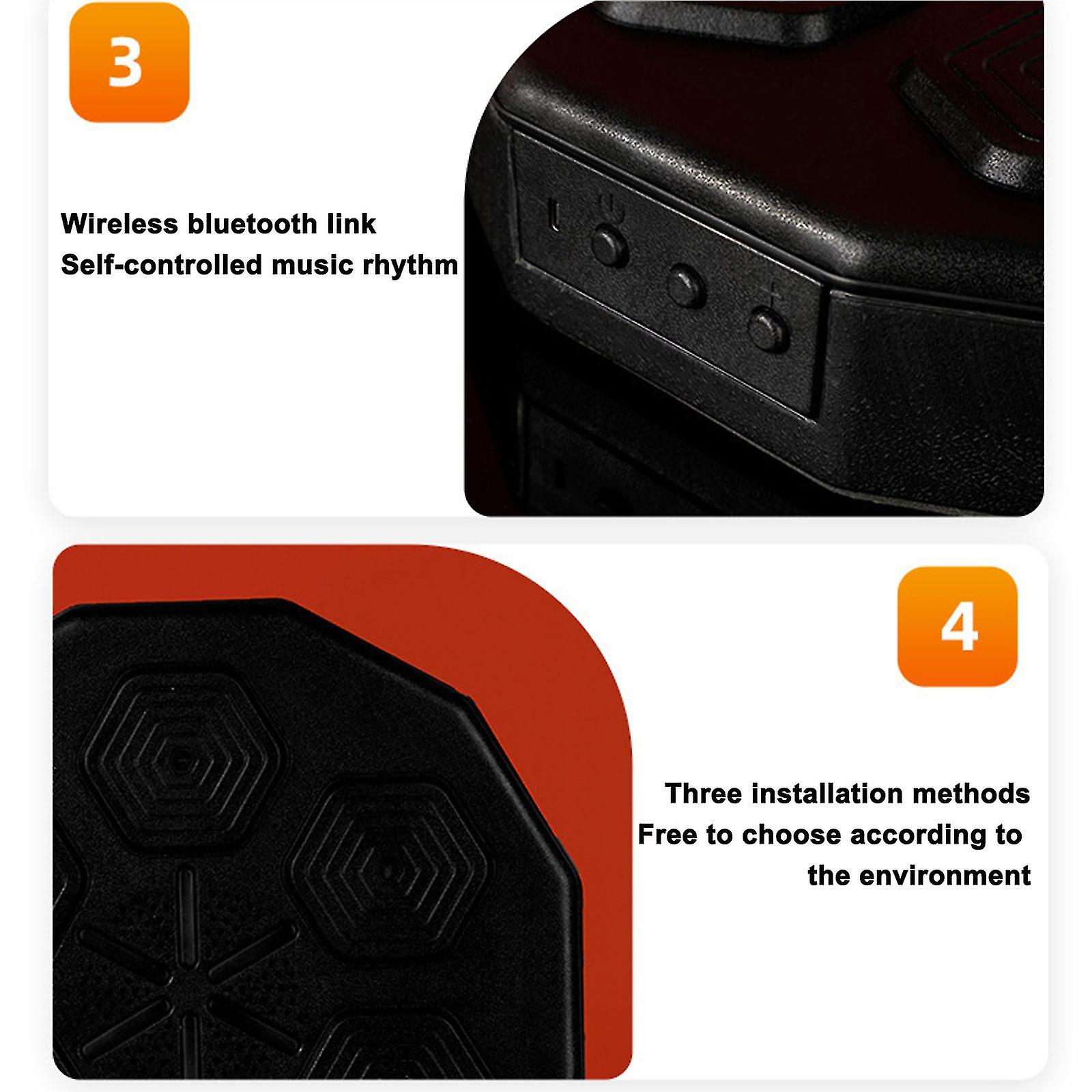 Music Boxing Machine,led Lighted Boxing Target Music Boxing Wall Target ...