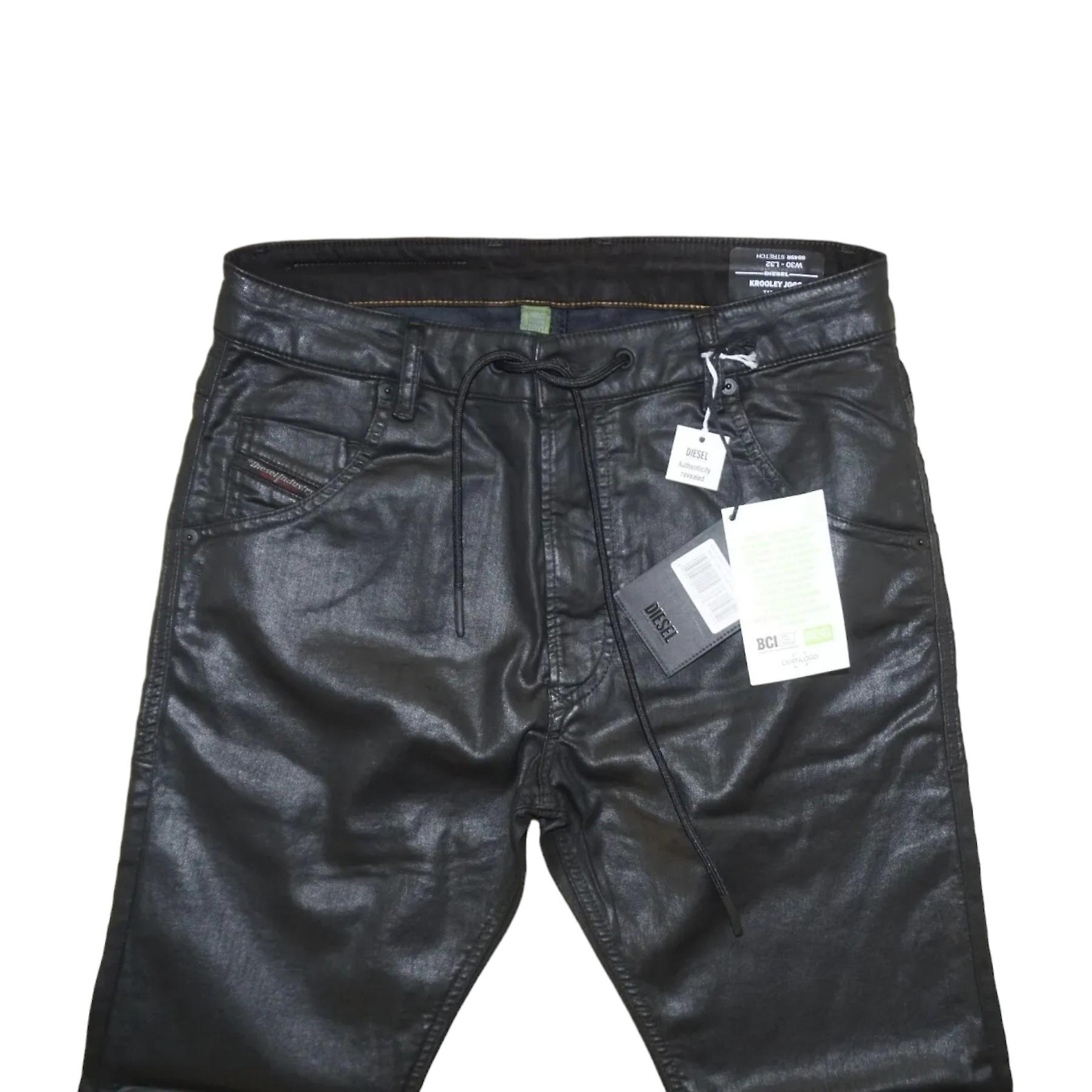 Diesel Krooley 0849r Mens Denim Jog Jeans Stretch Regular Fit Tapered ...
