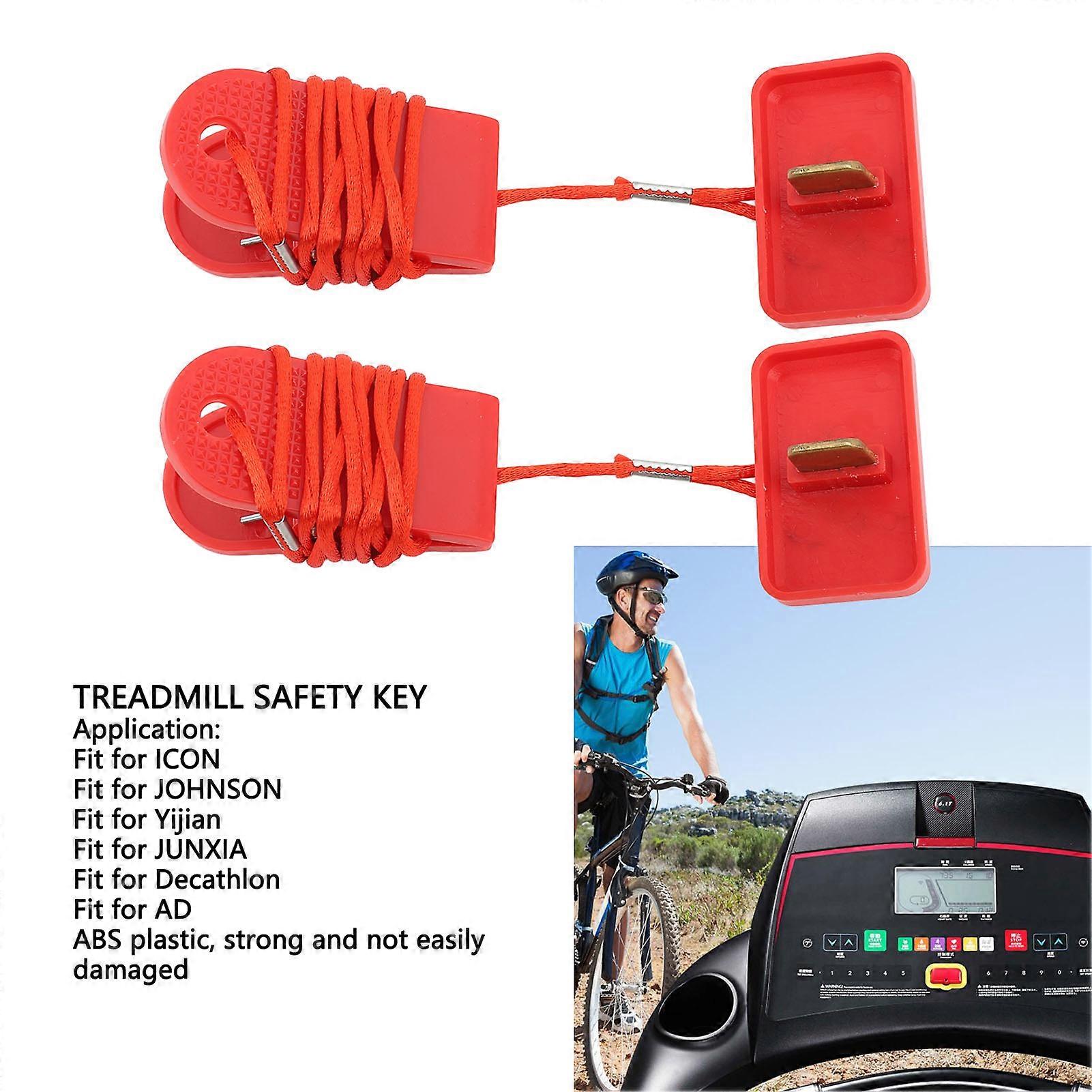 2PCS Treadmill Safety Key Emergency Stop Switch Exercise Running ...