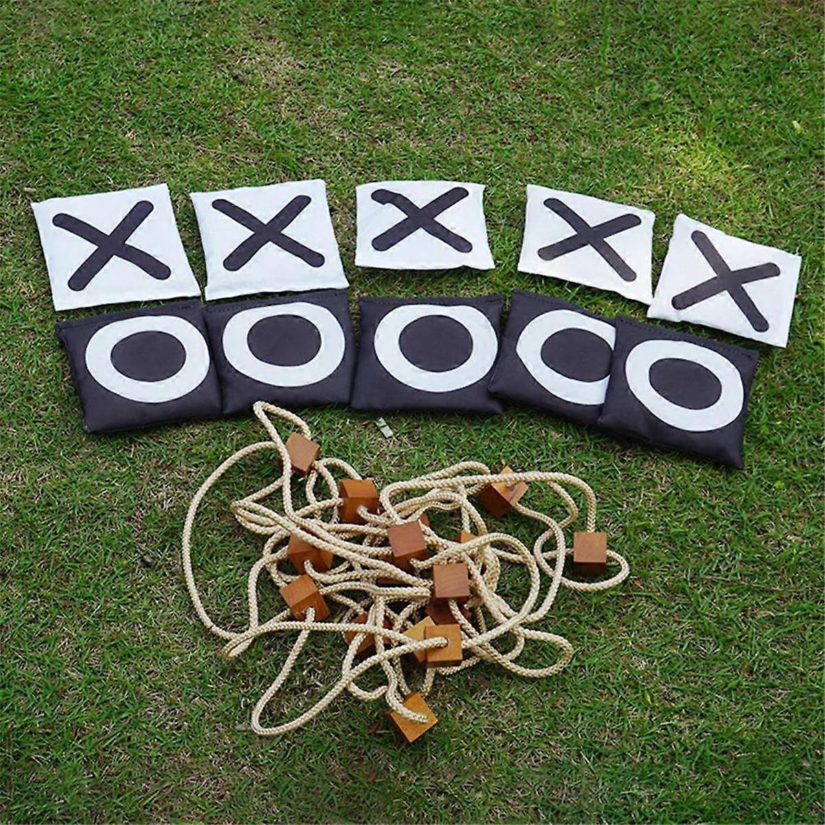 Giant Tic -Tac -Toe Outdoor Game Instant Setup, No Assembly Bean-Bag ...