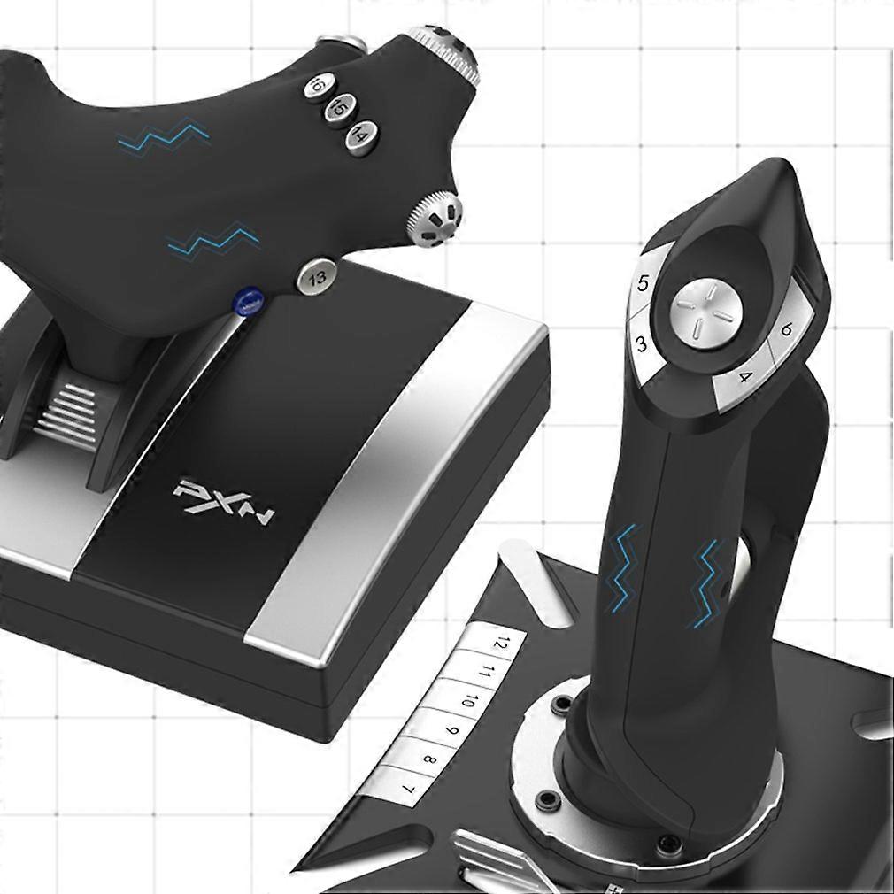 -2119ii Pro Flight Simulator 2021 Usb Gamepad Vibration Controller ...