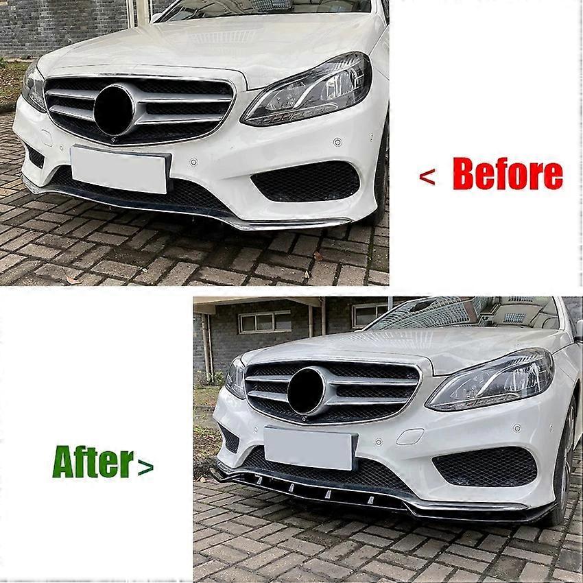 Front Bumper Lip Splitter Diffuser Body Kit For Mercedes E-Class W212 ...