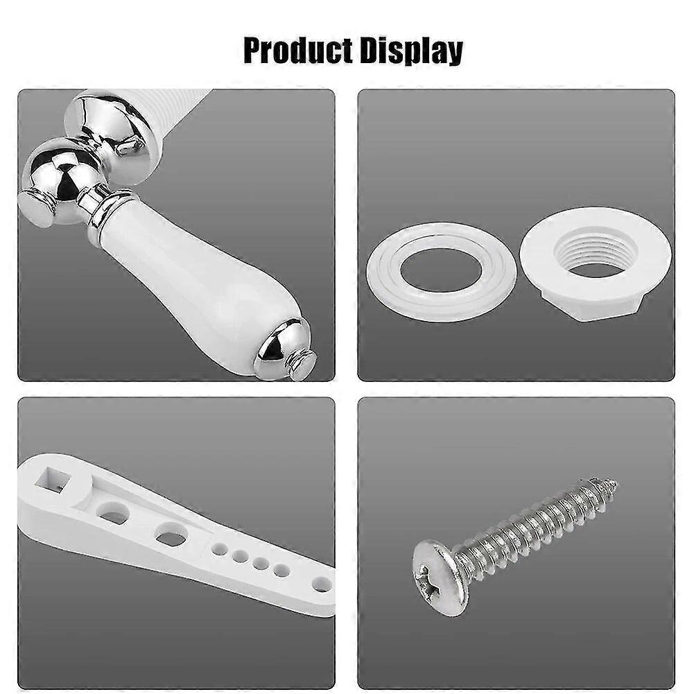 1pc Wc Cistern Handle Standard Flush Tank Cistern Metal Lever- Chrome ...