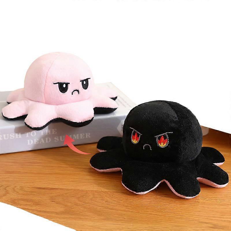 20cm Reversible Angry Octopus Plush - Cute Stuffed Animals - Plush ...