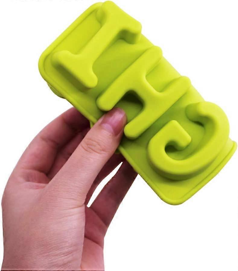 Alphabet Silicone Chocolate Molds 3 Pack, 26 Letters for Chocolate ...