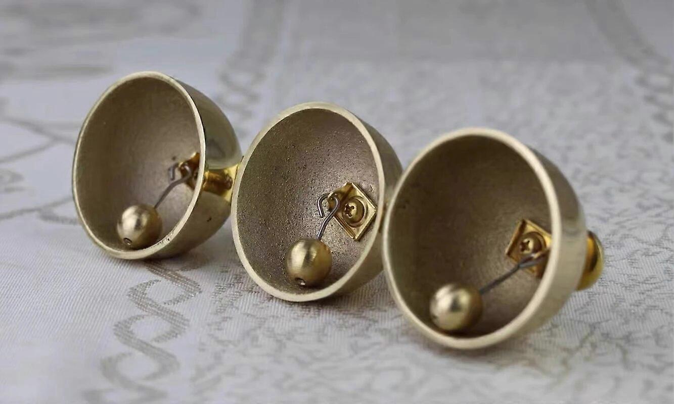 Catholic Relic Cross Ostensorium Holy Brass Bell Three Bronze Bell Ring ...