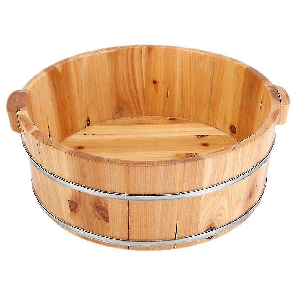 Spa Basin Wood Foot Bucket Reusable Foot Bath Bucket Foot Bathing ...