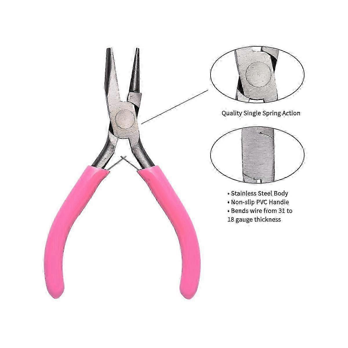 5 Inch Round Concave Pliers Wire Looping Pliers Mini Precision Pliers ...
