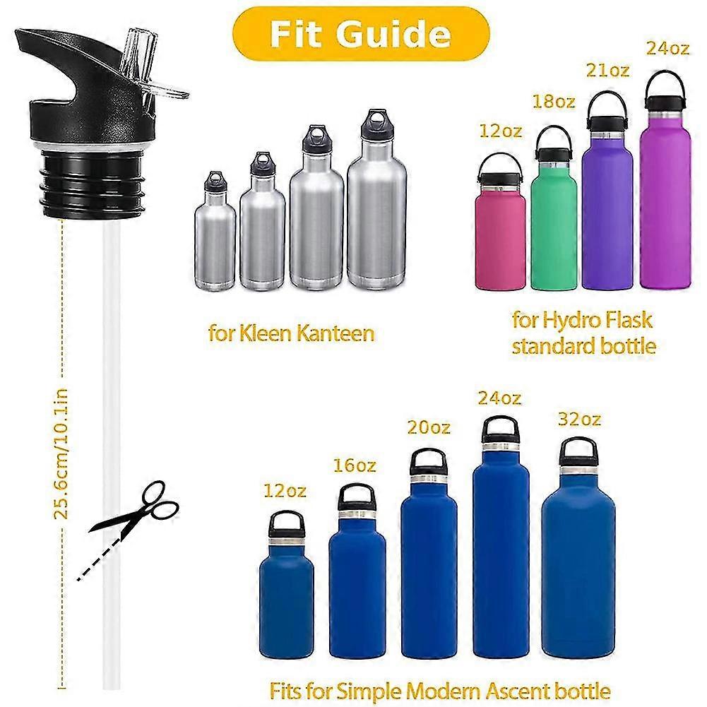 Straw Lid Compatible Hydro Flask, Compatible Kleen Kanteen Bottles, Vacuum Bottle | Fruugo UK