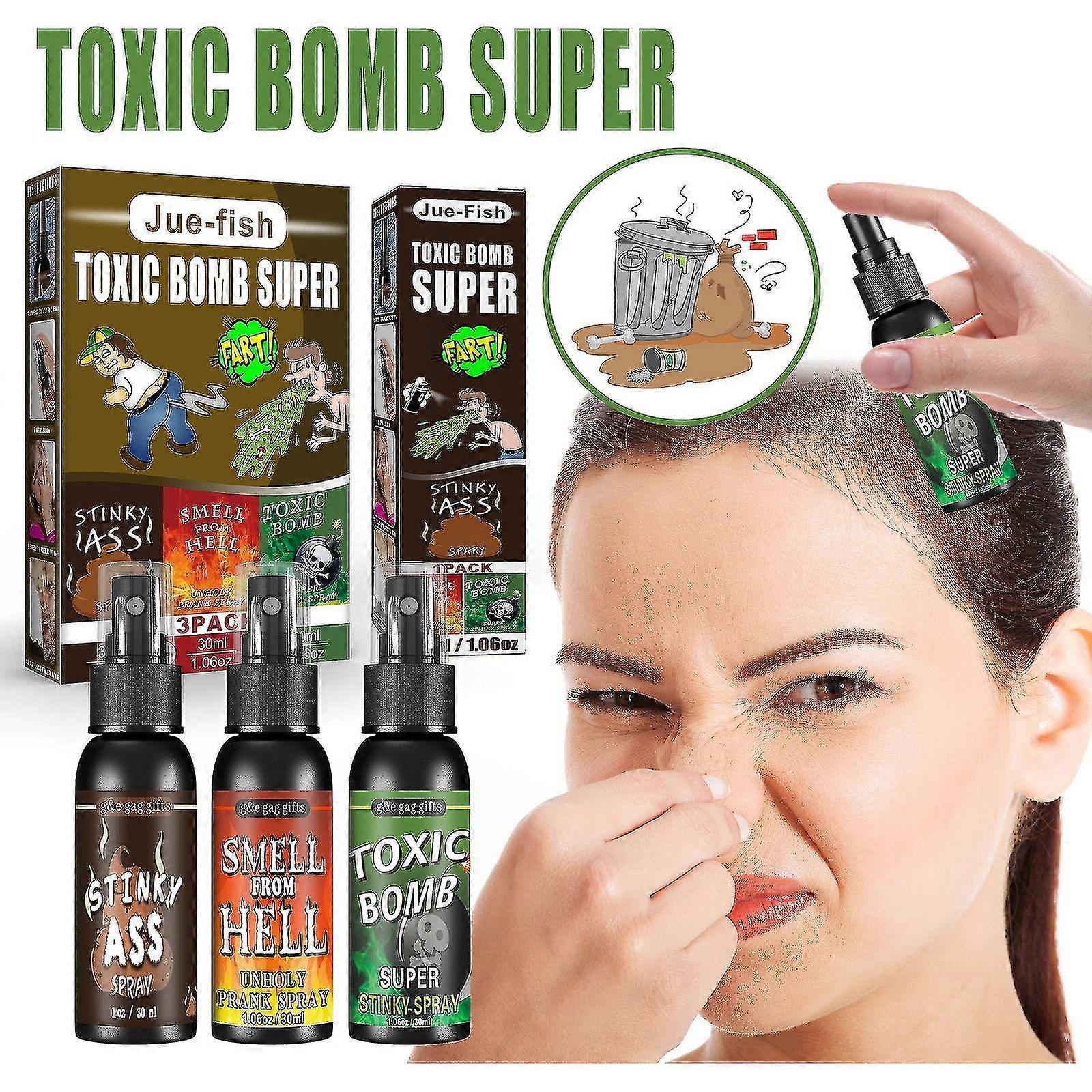 Liquid Fart Spray Stink Bomb Smelly Stinky Ass Toxic Bomb Crap Gag ...