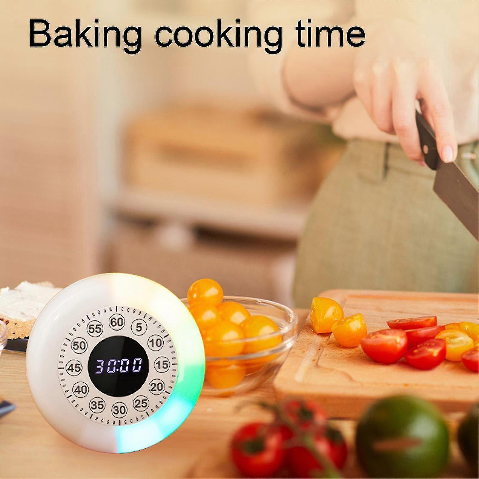 Rechargeable Visual Timer With Rgb Light 60 Minute Countdown Clock Kids ...