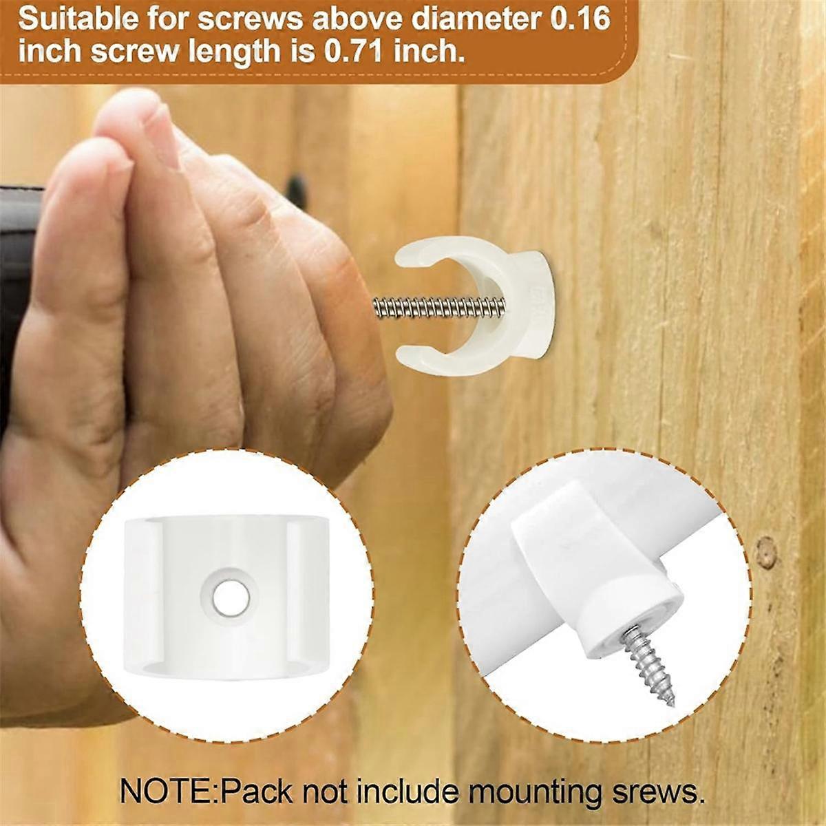 PEX Clips Pipe Clamp, 50Pcs 1/2 Inch Pipe Clamp for PVC Water Pipes and ...