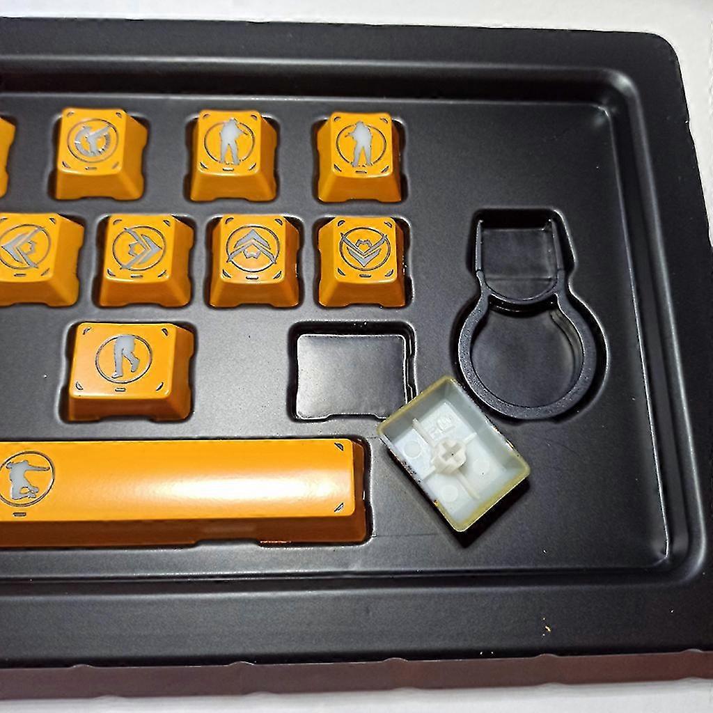 15 Keys E-blue Abs Backlight Keycap Mechanical Keyboard Keycap For Cs ...