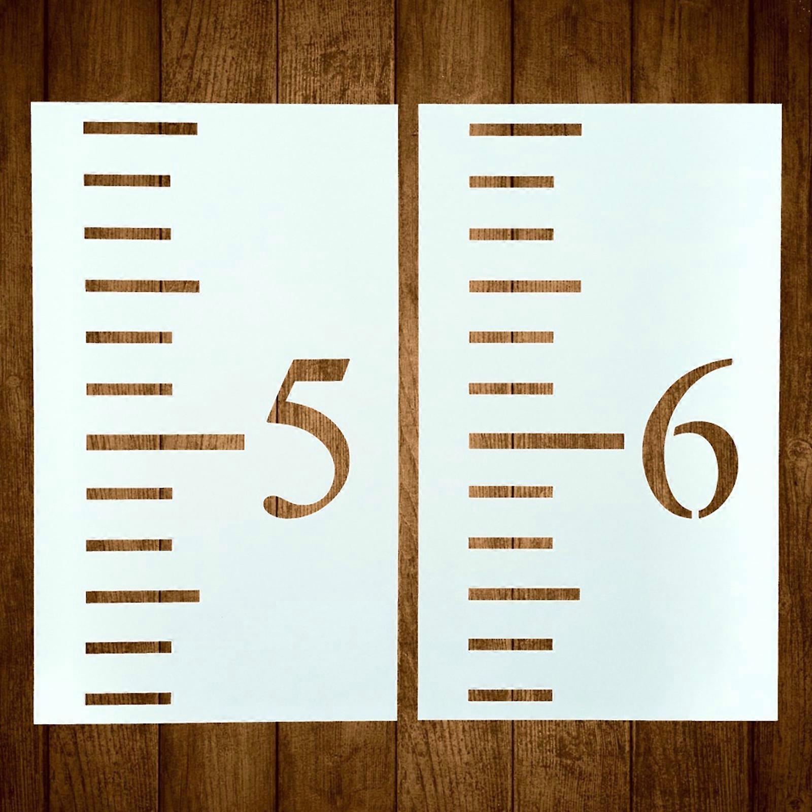 Ruler Growth Chart Template