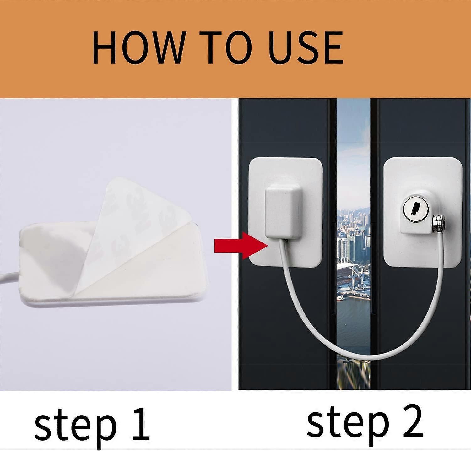 Pcs Child Safety Window Locks, Child Window Protection Locks with 4 ...