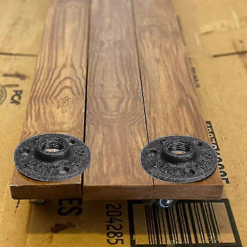 10pcs 3/4"" Bsp Floor Flange Cast Iron Threaded Flange Black Pipe ...