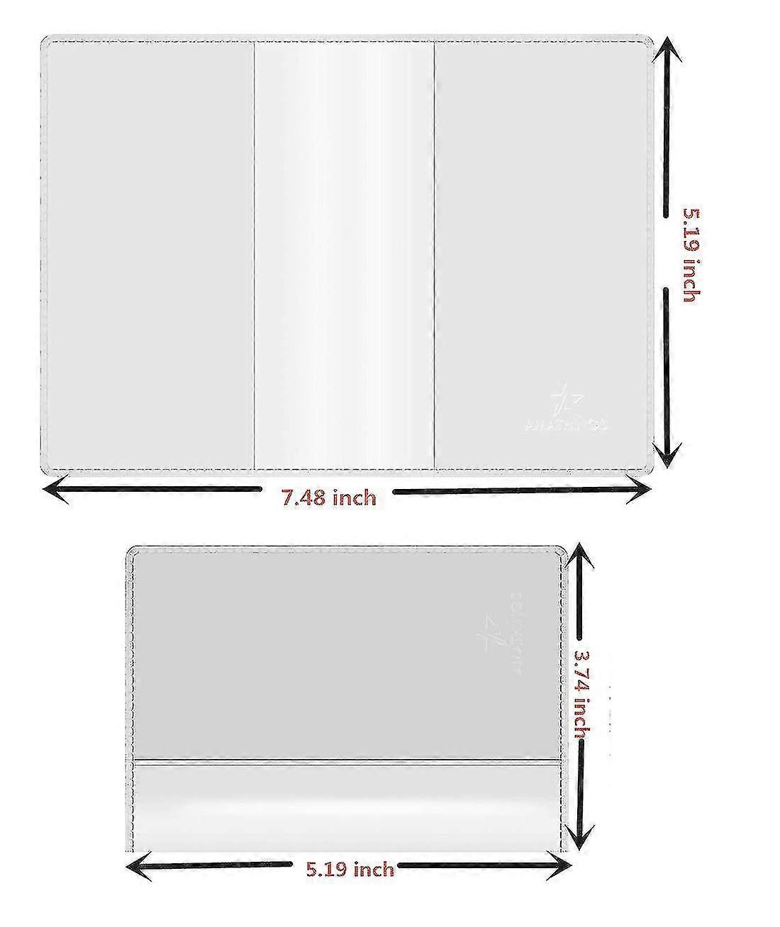 Passport Covers 5 Pack, Clear Plastic Passport Protector, For Standard ...