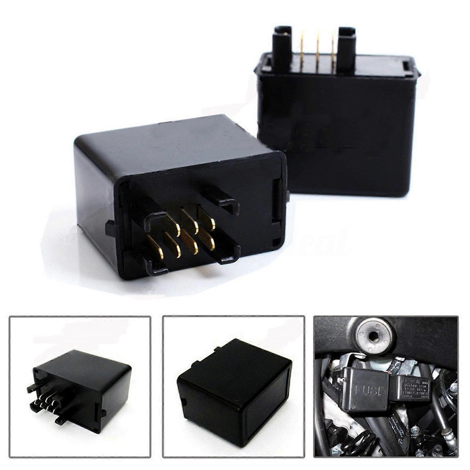 Turn Signal Relay 7PIN Socket LED Indicator Univesal 7PIN Flasher Relay ...