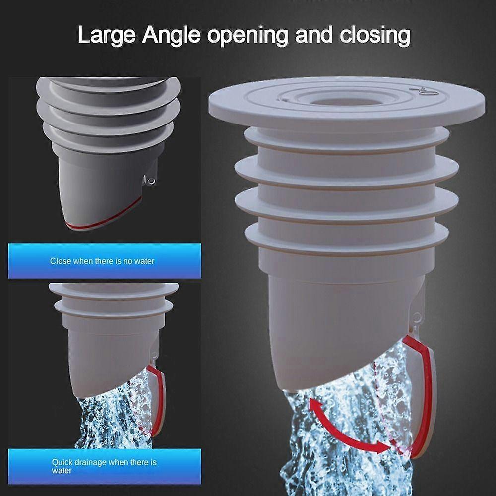 Drainer Stopper One Way Valve Anti odor Floor Drain Pipe Sealing Ring ...