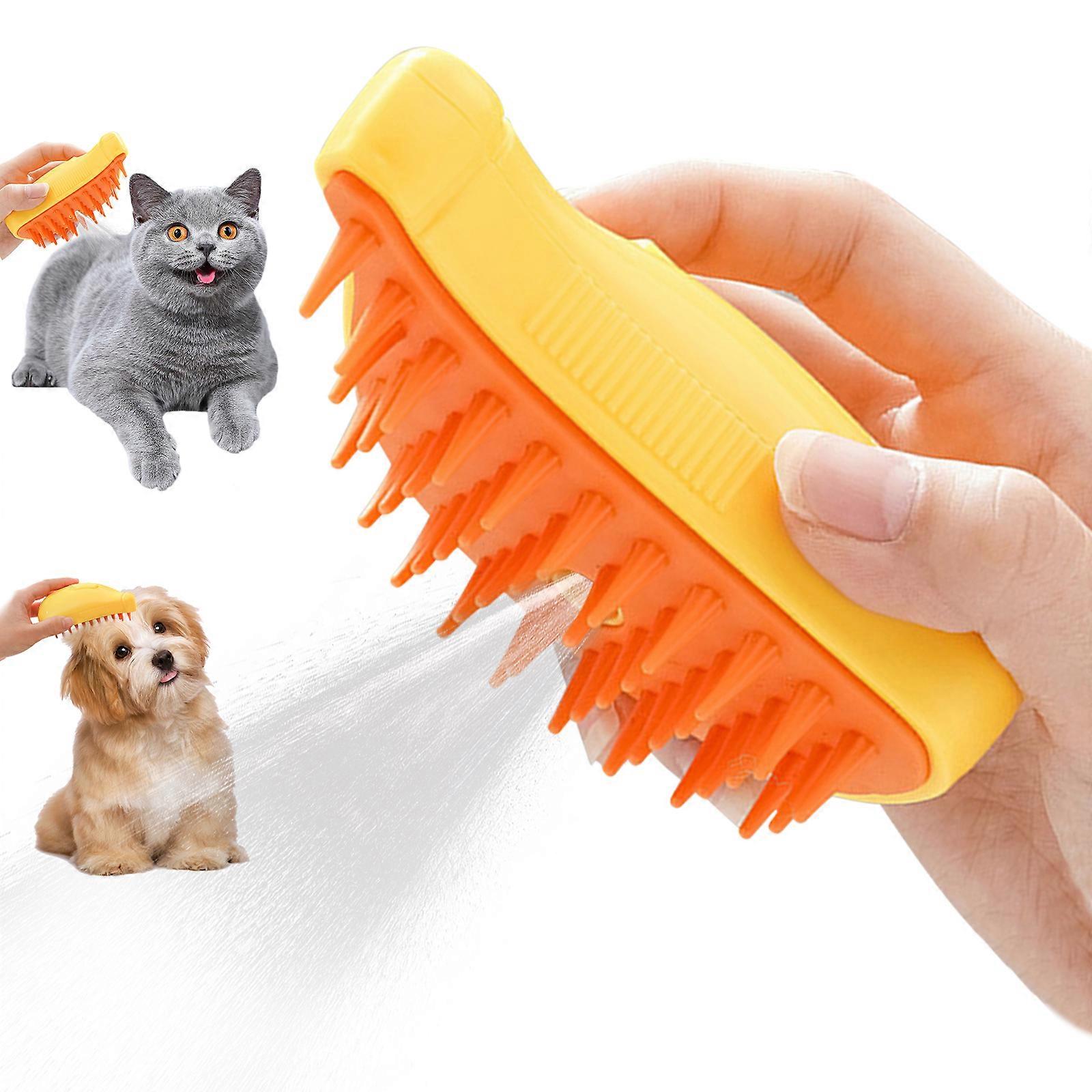 Pet Spray Comb Cat And Dog Electric Spray Hair Removal Comb One-Button ...