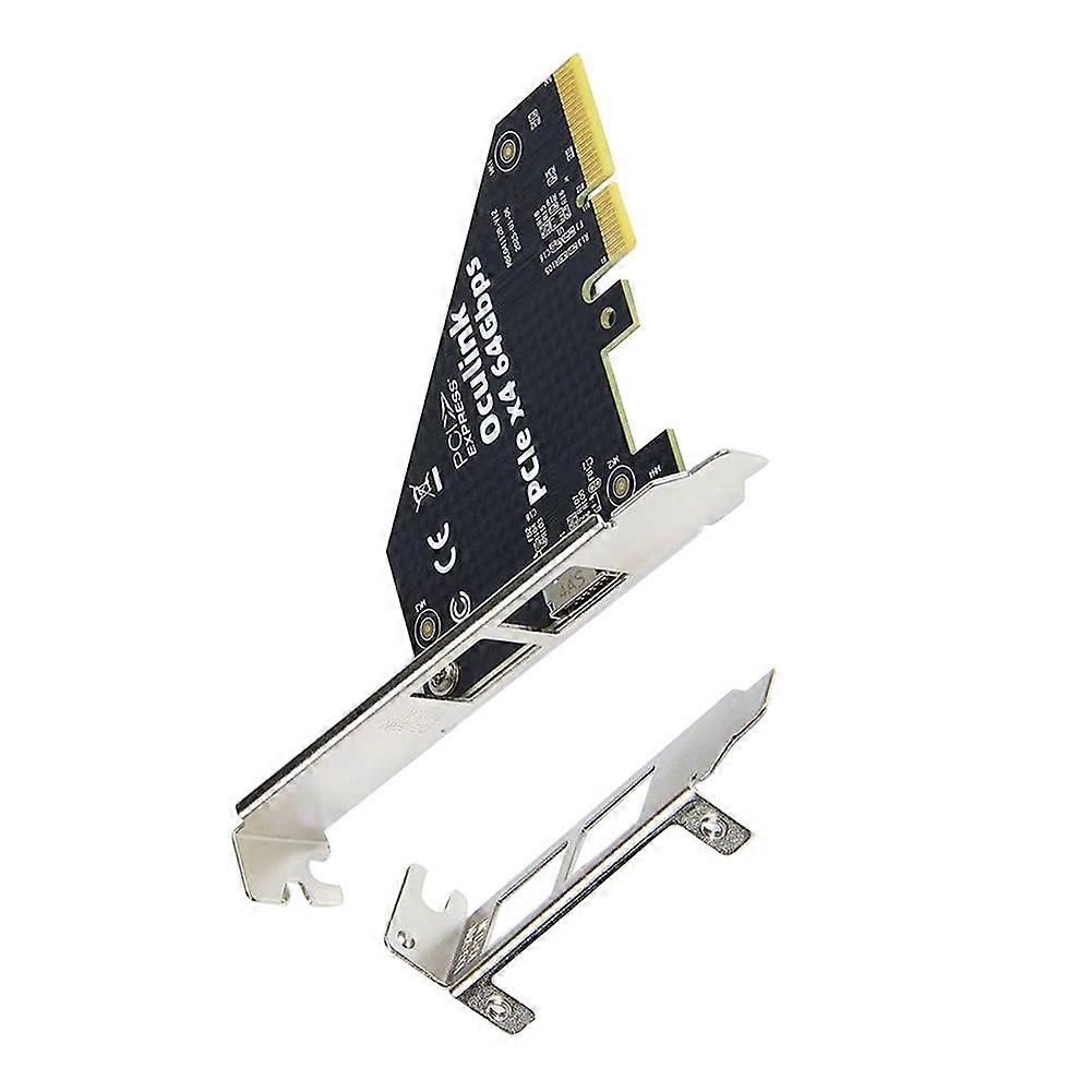 PCIe X4To SFF 8611&8612 Adapter Card Expansion Card PCIeX4/to Oculink ...