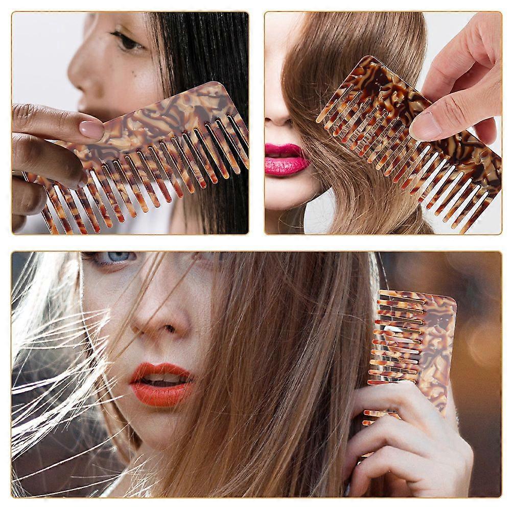 2pcs Combs Fashionable Acetate Combs Anti-static Hair Combs Hair ...